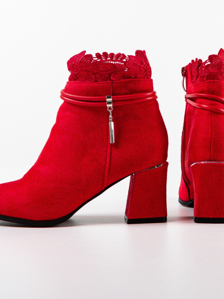 Botine dama Mylee Rosii > Noua colecție este aici