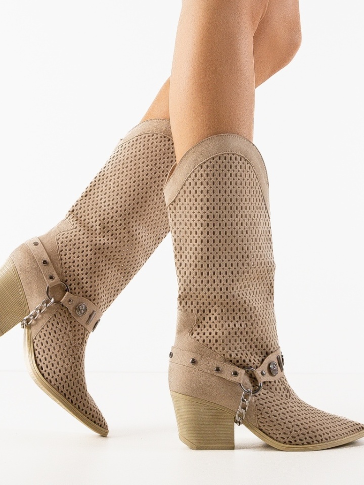 Cizme dama Ongel Bej 3 > Noua colecție este aici