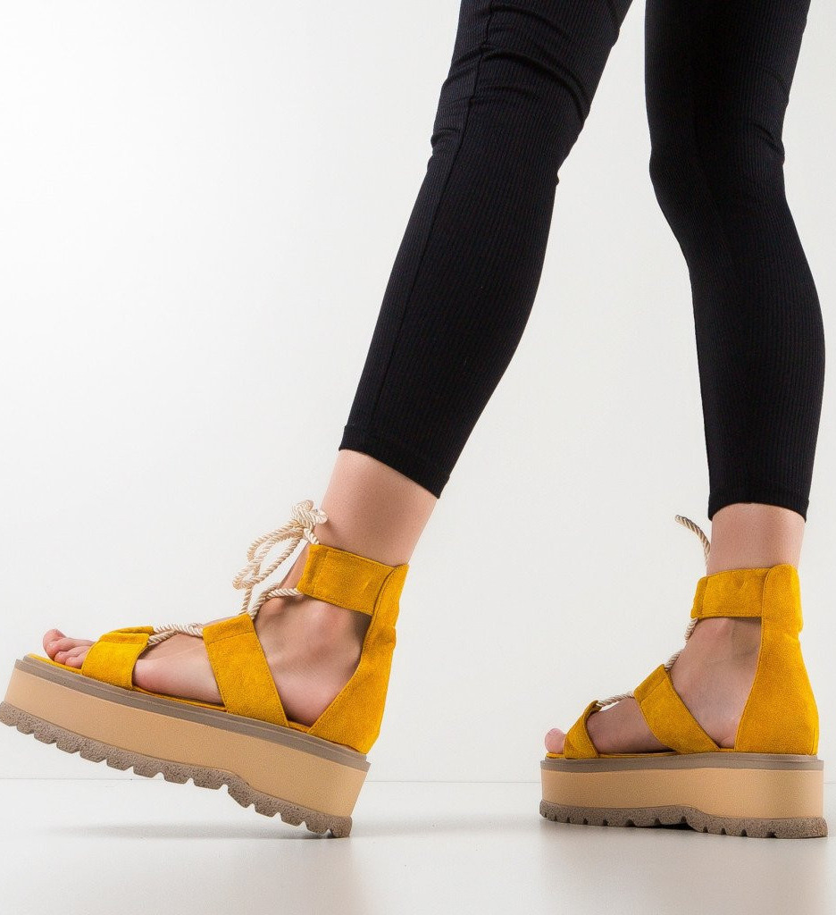 Ženske sandale Key Žute