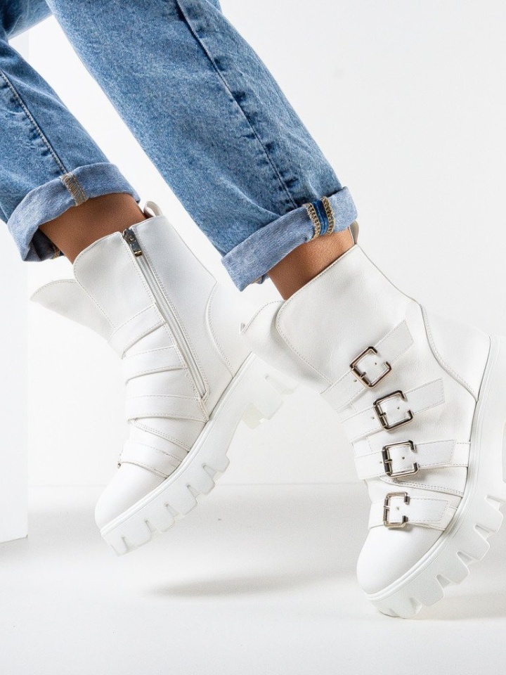 Μποτάκια Usko Λευκά