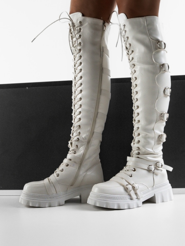 Μπότες Feasa Λευκά