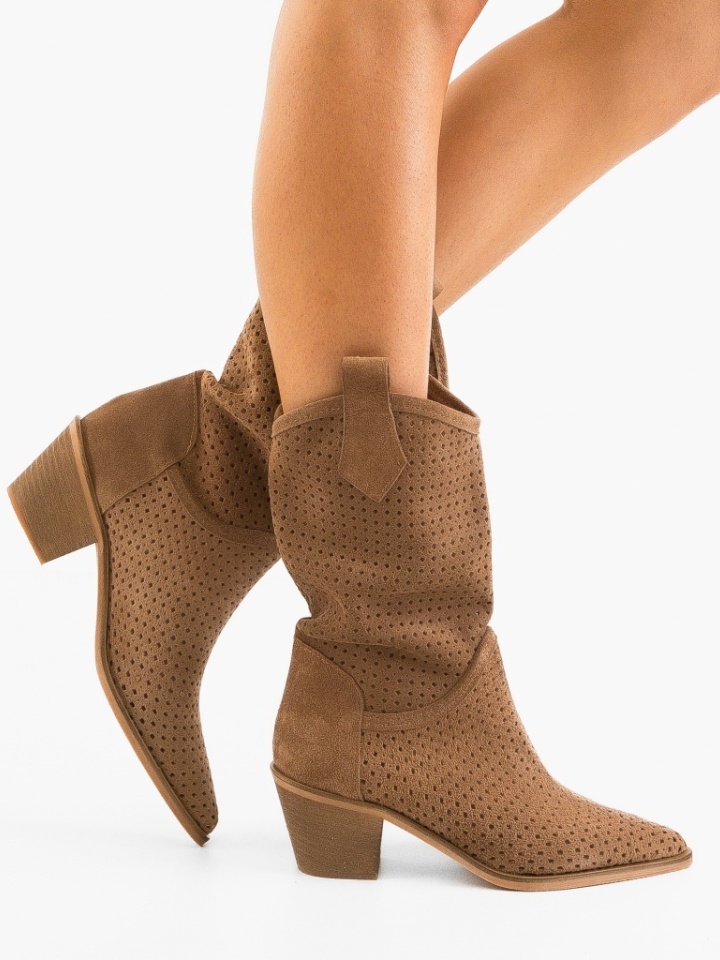 Μποτάκια αστραγάλου Tersa Καμηλό