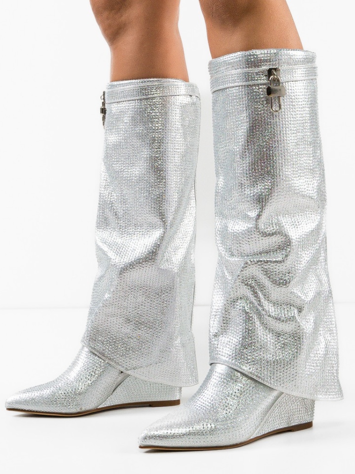 Μπότες Murcatto Ασημένια