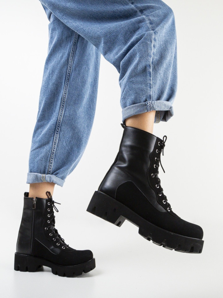 Μποτάκια Yamaz Μαύρα