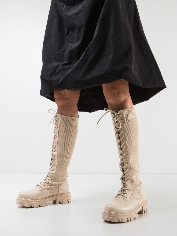 Μπότες Erty Μπεζ