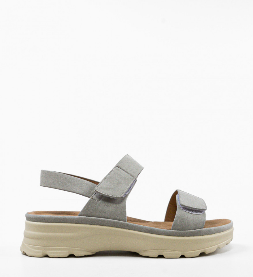 Sandale dama Lady Gri